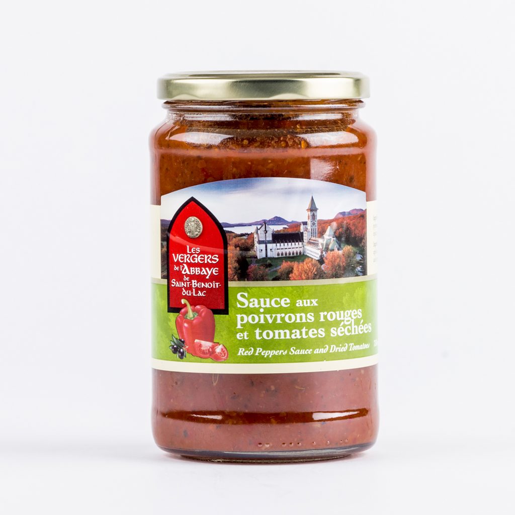 Sauce poivrons rouges tomates séchées | Fromagerie Saint-Benoît-du-Lac